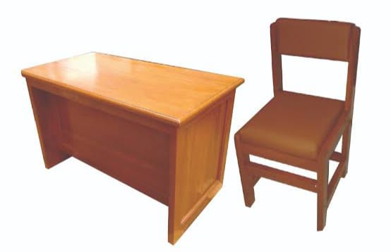 Meja Guru Kayu Jati | SIPLah