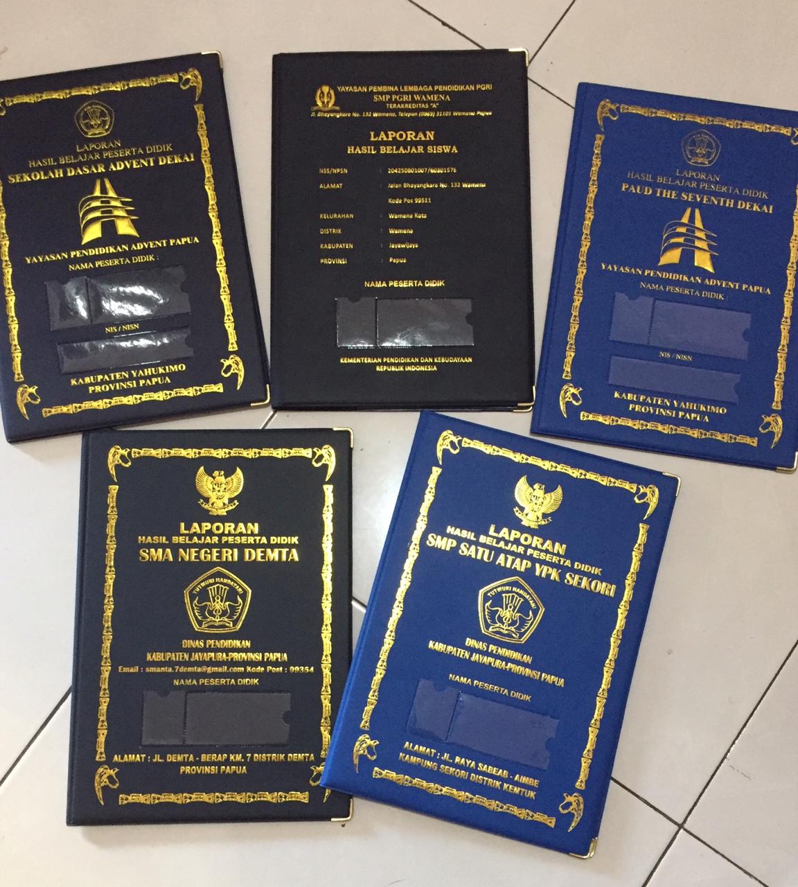 Sampul Map Rapot Polos Siplah