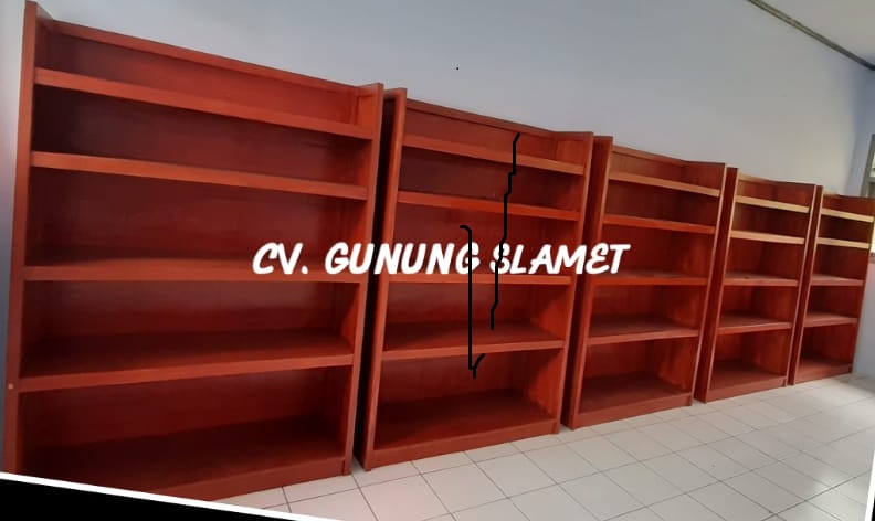 LEMARI RAK BUKU SATU MUKA | SIPLah