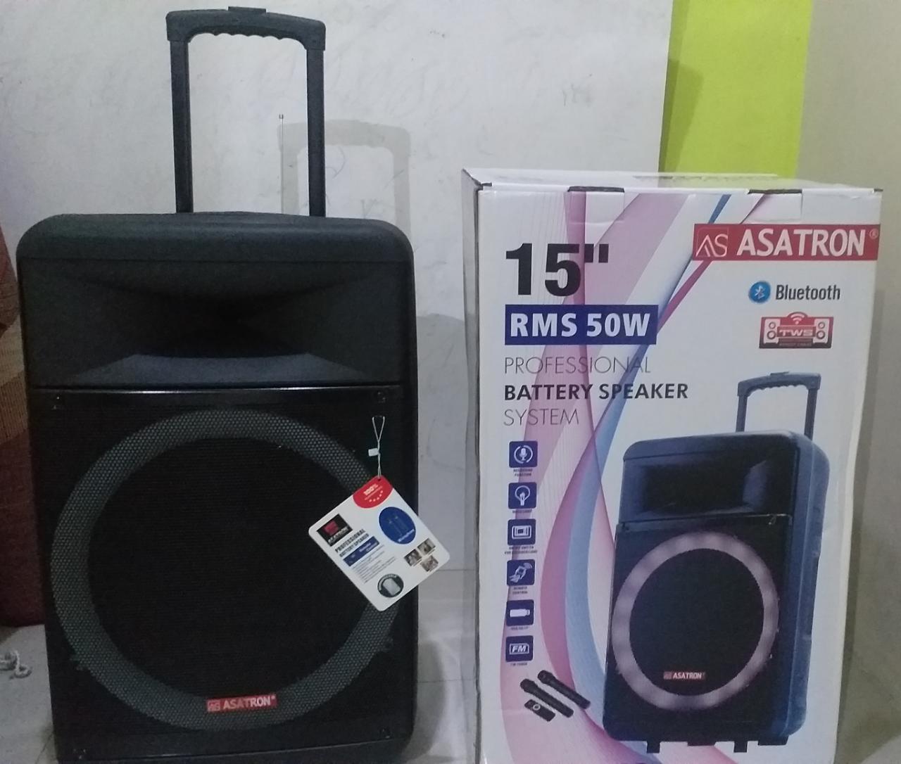 Speaker Portable Asatron HT-8881 UKM 15 inc Seri new HOLLYWOOD | SIPLah
