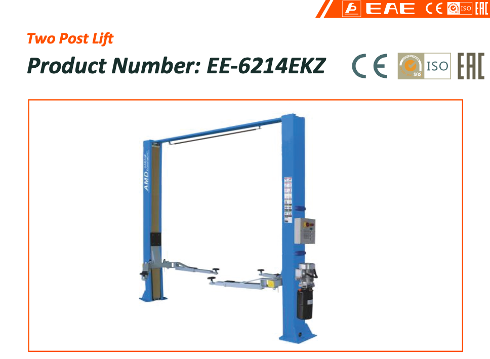 Two Post Lift - EAE- EE-6214EKZ | SIPLah