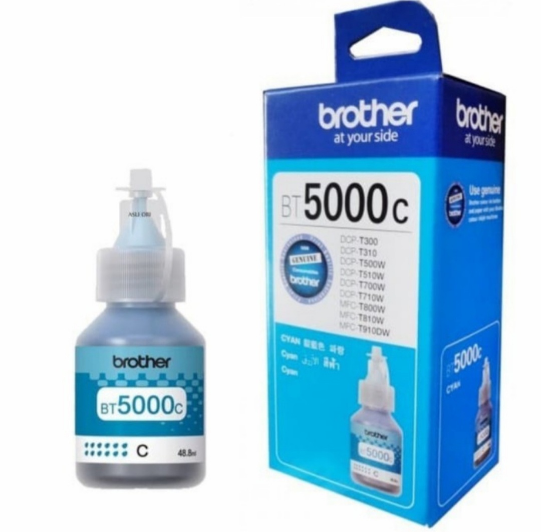 Tinta Brother Original BT5000 Cyan | SIPLah Tinta Brother Original BT5000 Cyan | SIPLah