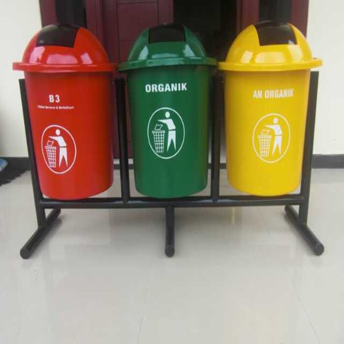 Tempat Sampah 3 warna | SIPLah