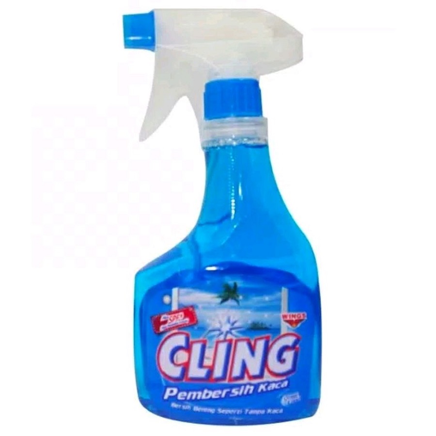 Pembersih kaca wings cling botol spray 400ml | SIPLah