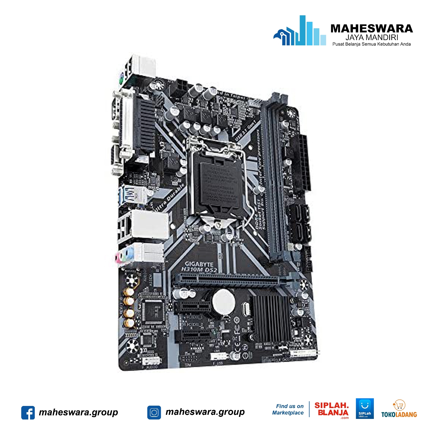 Motherboard Gigabyte GA H310M-DS2 LGA1151 DDR4 | SIPLah