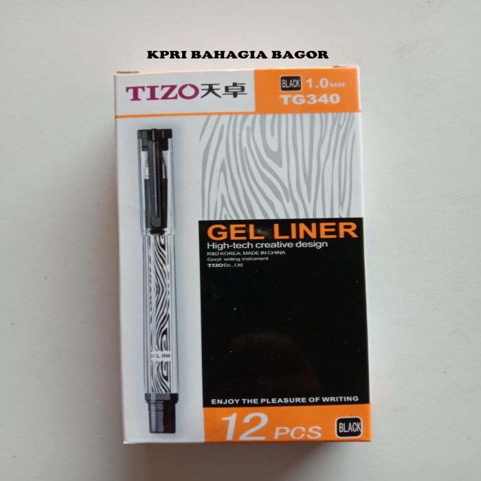BOLPOINT TIZO HITAM 1,0 mm | SIPLah