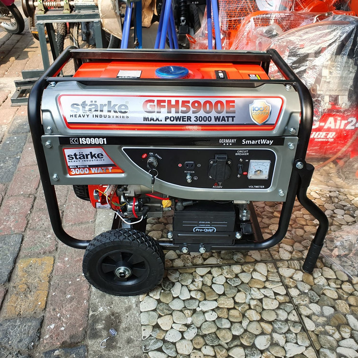Genset Generator Listrik Starke GFH-5900E 3000 Watt | SIPLah