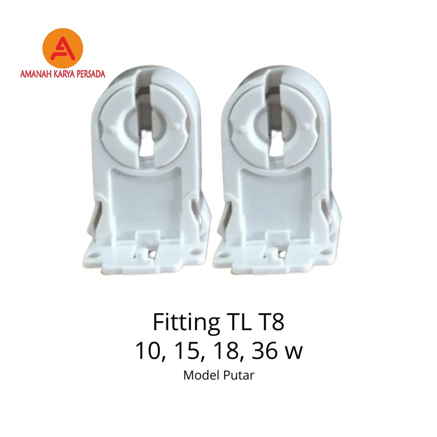 Dudukan Neon (Fitting Lampu) TL | SIPLah