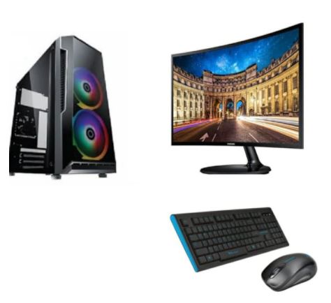 LENGKAP MONITOR 24 INCH PC Rakitan i5/CPU Core i5/DDR 8GB | SIPLah